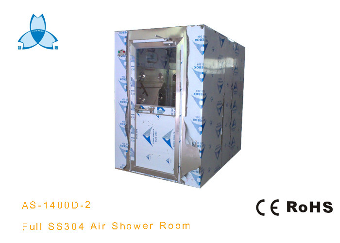 Full SUS304 Automatic Cleanroom Air Shower For 4 Persons With Three ...